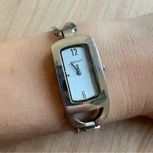 Dkny | Accessories | Dkny Ladies Rectangular Stainless Steel Bracelet ...